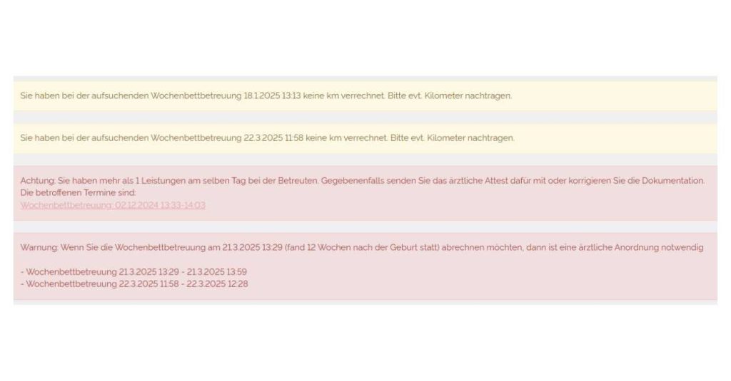 Funktionen - Hebamio