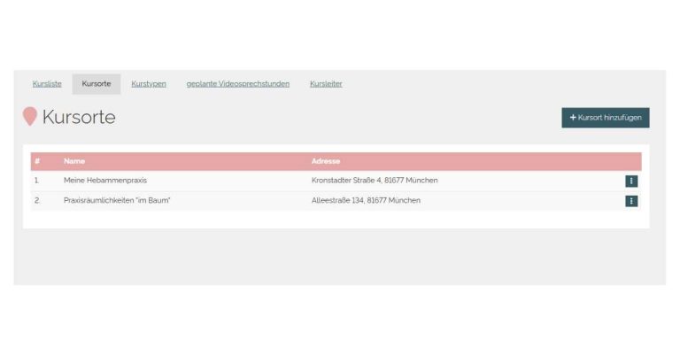 Funktionen - Hebamio