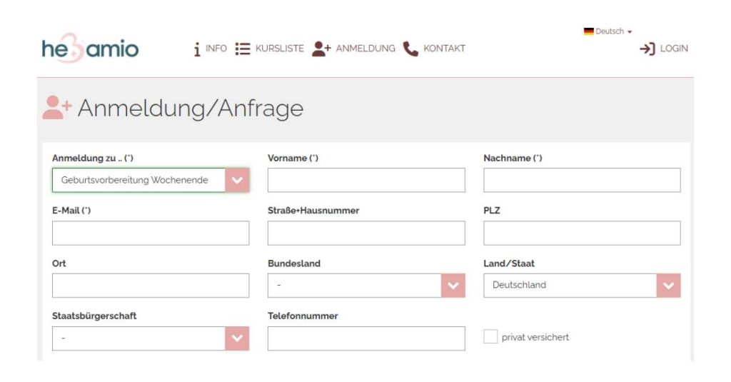 Funktionen - Hebamio